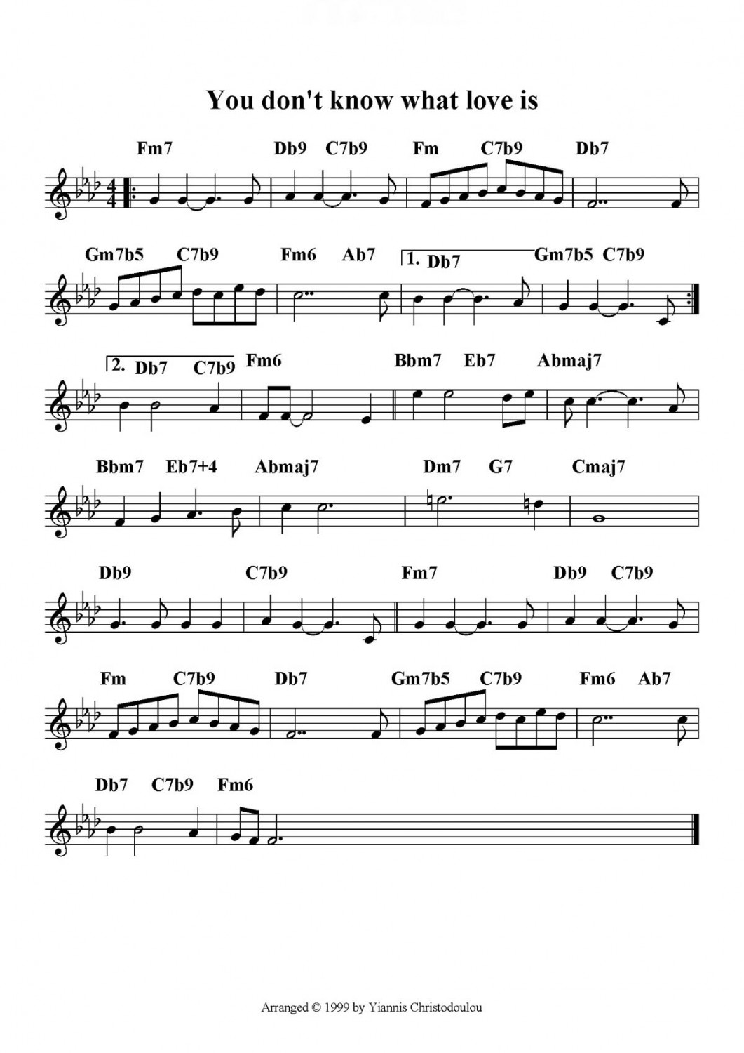 You-don't-know-what-love-is - Yiannis Christodoulou